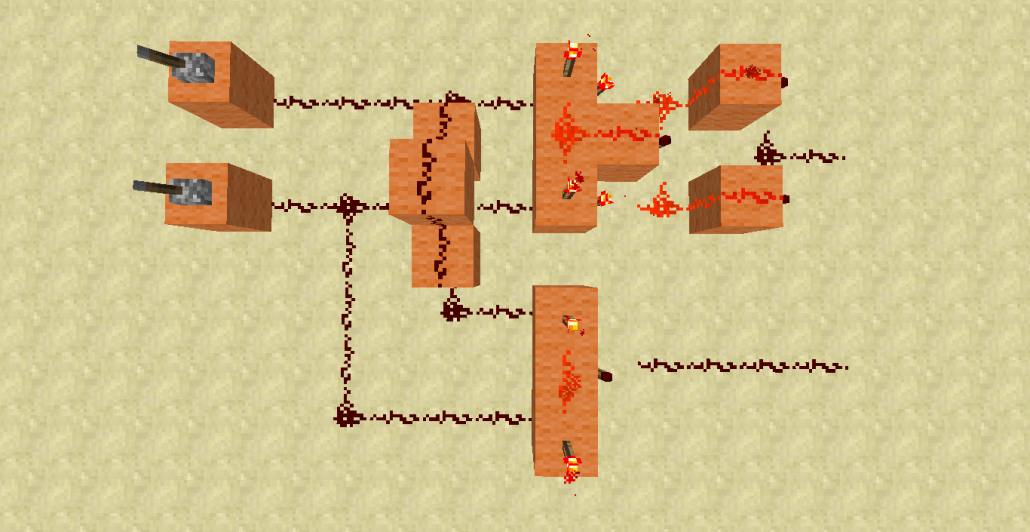 Minecraft redstone - Part 10: Half and Full Adders - Bermotech